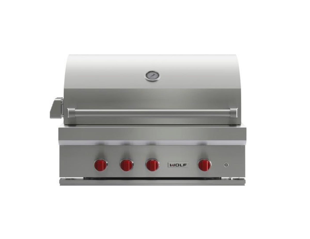 36-inch Windproof Vinyl Grill Cover for Wolf Built-In Grill – Windproof ...